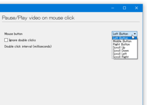 ファイルの再生 / 停止 状態を、“ 画面のクリック ” で切り替えられるようにする VLC media player 用プラグイン「Pause Click plugin for VLC ...