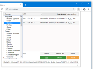 ブラウザの UserAgent を、Windows / macOS / Linux / Android / iOS 等のものに変更できるようにする Chrome 拡張機能＆ Firefox ...