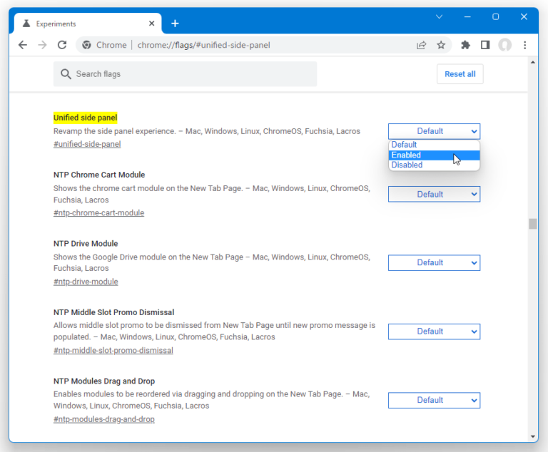 Google Chrome のサイドパネルが、左側に表示されるようにする方法 – GIGA！無料通信