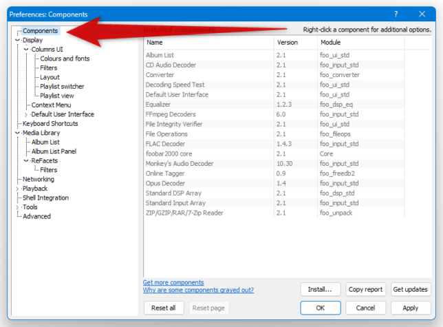 foobar2000 のインターフェースを自在にカスタマイズできるようにするコンポーネント「Columns UI」 – GIGA！無料通信